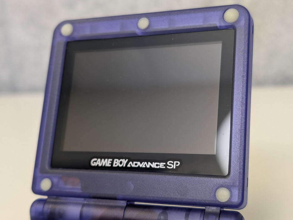 Nintendo GameBoy Advance SP AGS-101 - Transparent Purple - USED – JROB ...
